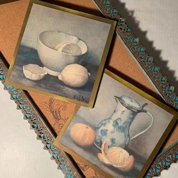 Vintage | Accents | Vintage Pressboard Wall Plaques B5 | Poshmark